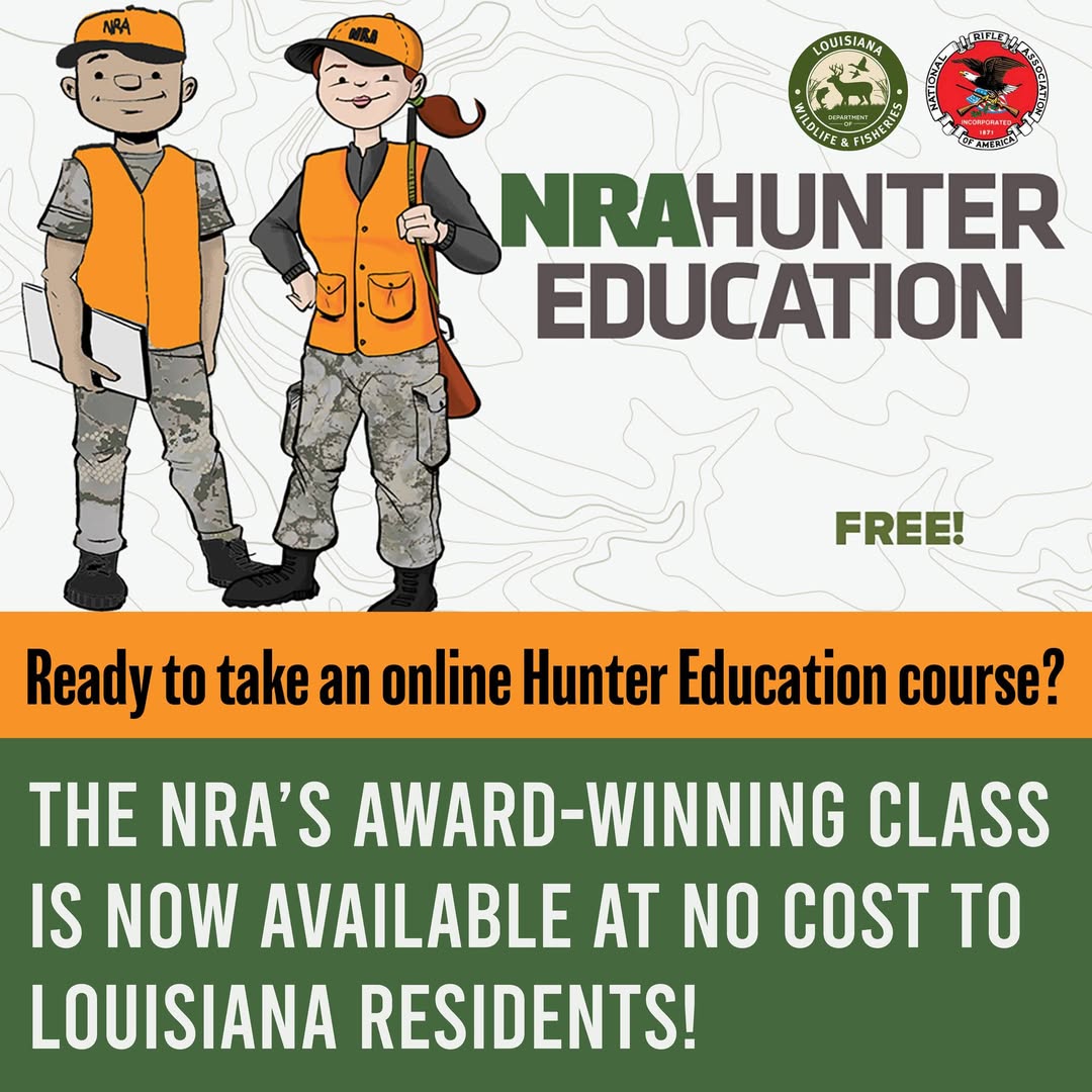 Free Online Hunter Education Now Available for Louisiana Residents ...